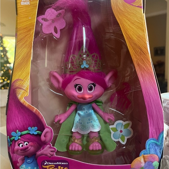 Dreamworks | Toys | Nib Dreamworks Trolls Poppy 9 Inchfigure | Poshmark